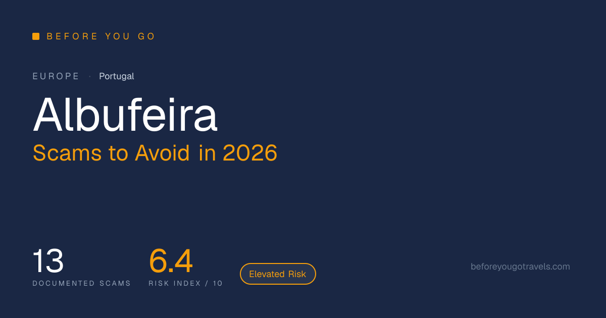 Albufeira Scams to Avoid in 2026: 13 Tourist Warnings (Portugal)
