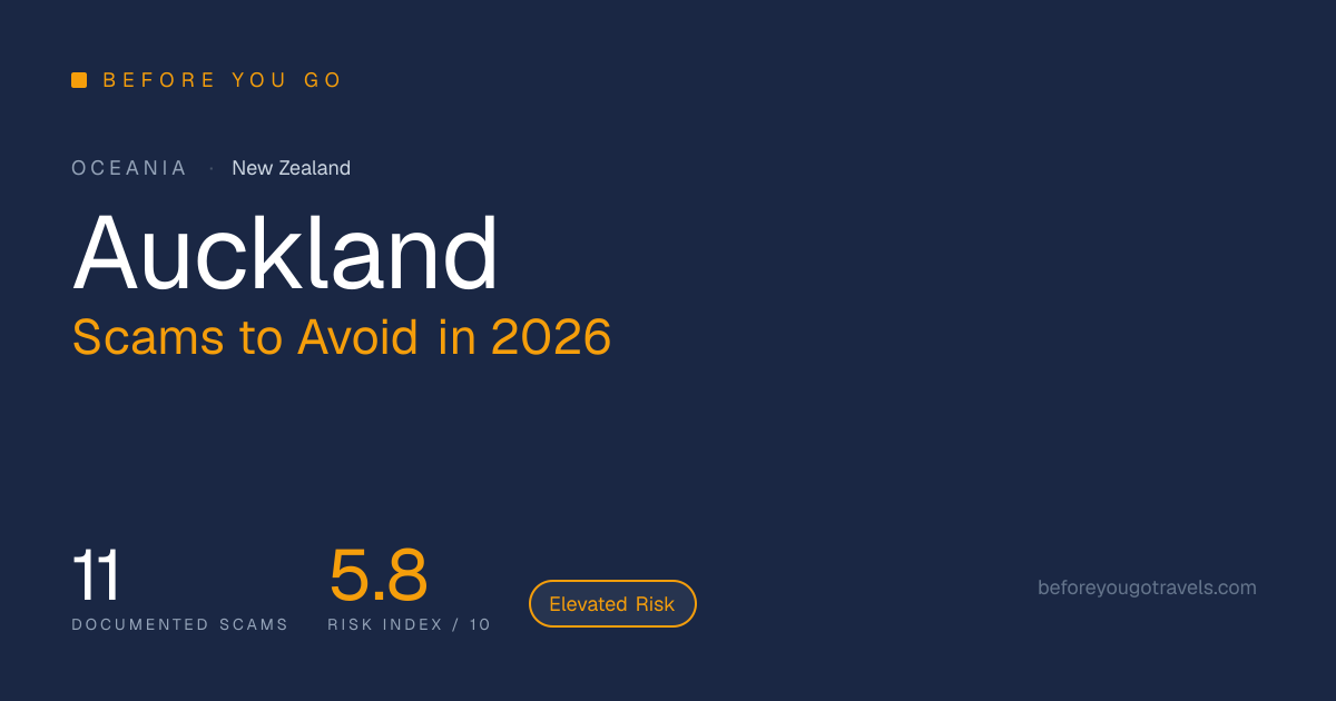 Auckland Scams to Avoid in 2026: 11 Tourist Warnings (New Zealand)